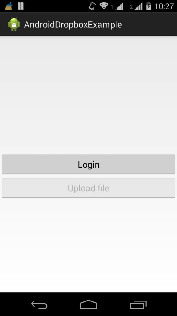 Connect to Dropbox using Android – Panayiotis Georgiou