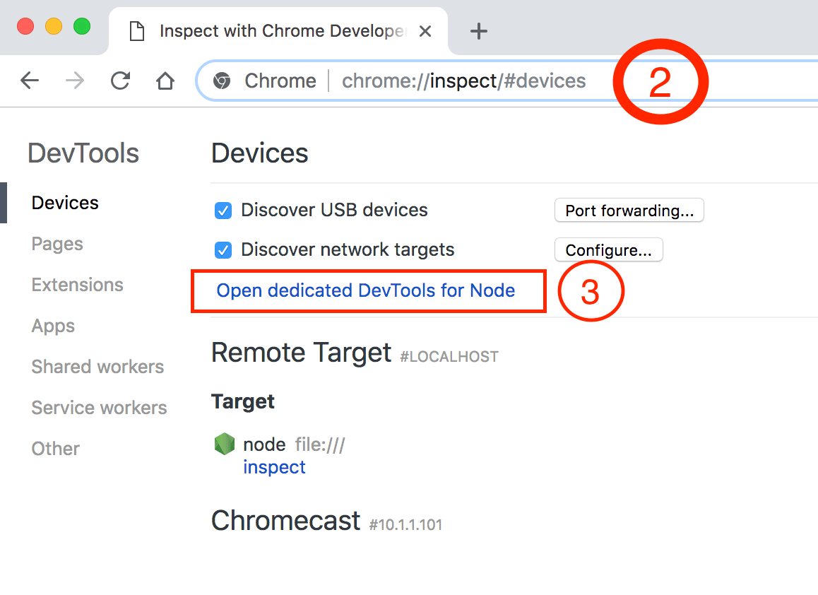 Debug node app using chrome dev tools – Panayiotis Georgiou